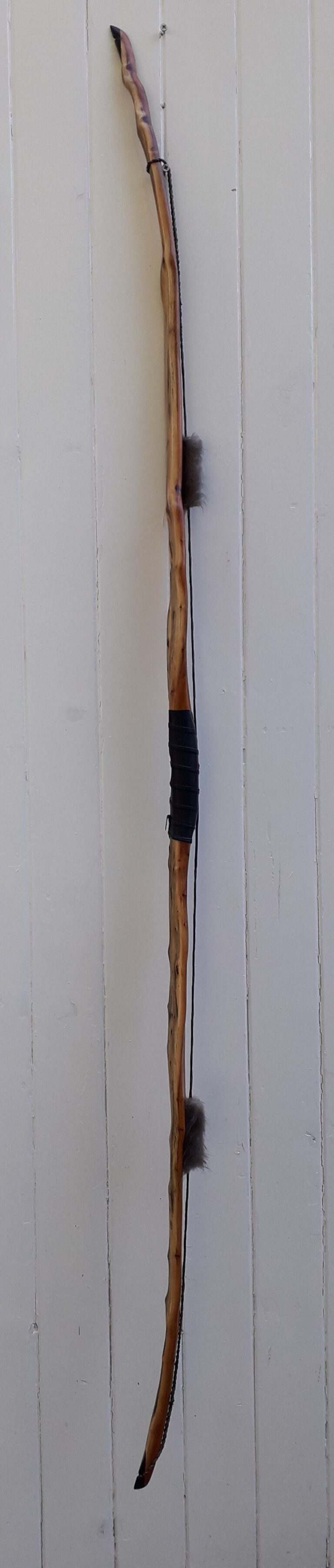 Primitive Character Yew Flat bow 52#@28” (Bow no. 14) - Southmoor Bows