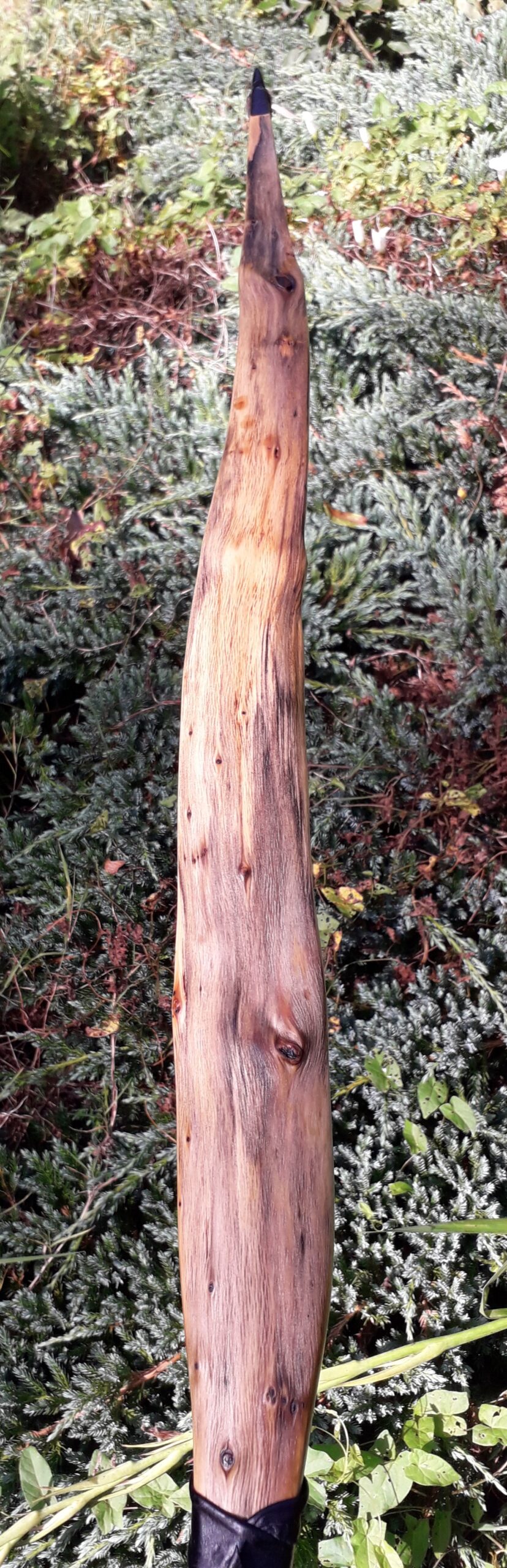 Primitive Character Yew Flat bow 52#@28” (Bow no. 14) - Southmoor Bows