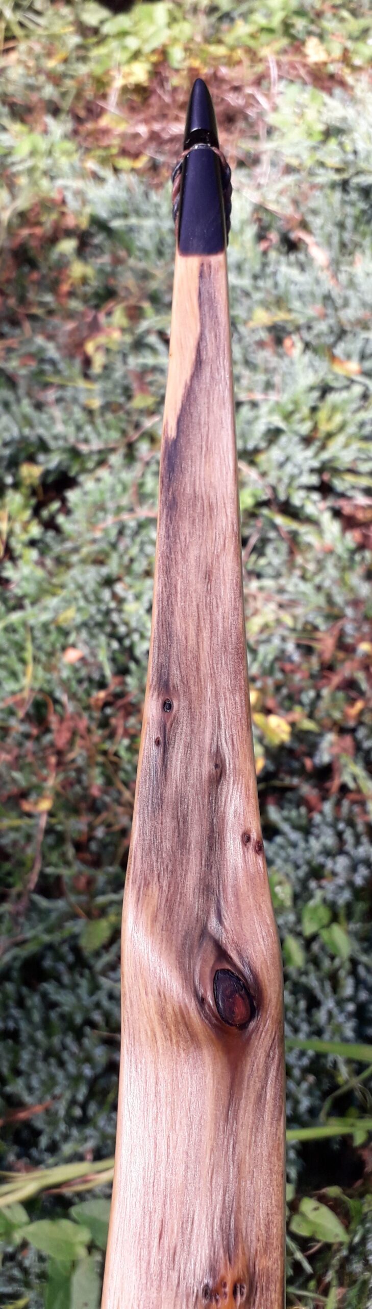 Primitive Character Yew Flat bow 52#@28” (Bow no. 14) - Southmoor Bows
