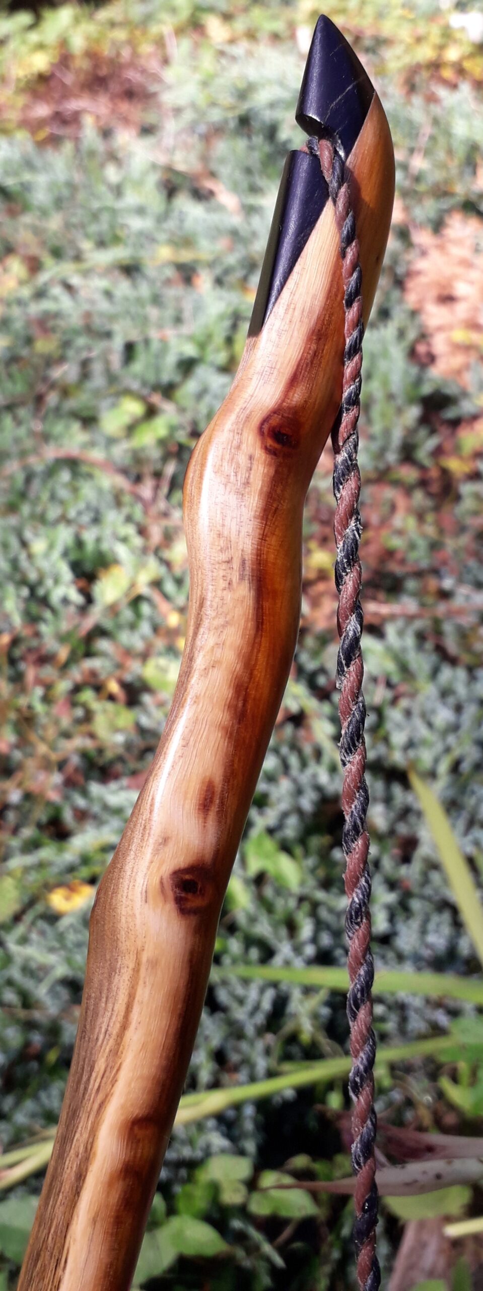 Primitive Character Yew Flat bow 52#@28” (Bow no. 14) - Southmoor Bows